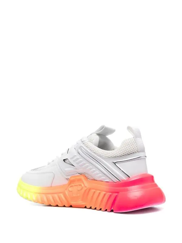 Philipp Plein Runner Rainbow Low-top Sneakers - White