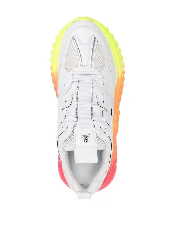 Philipp Plein Runner Rainbow Low-top Sneakers - White