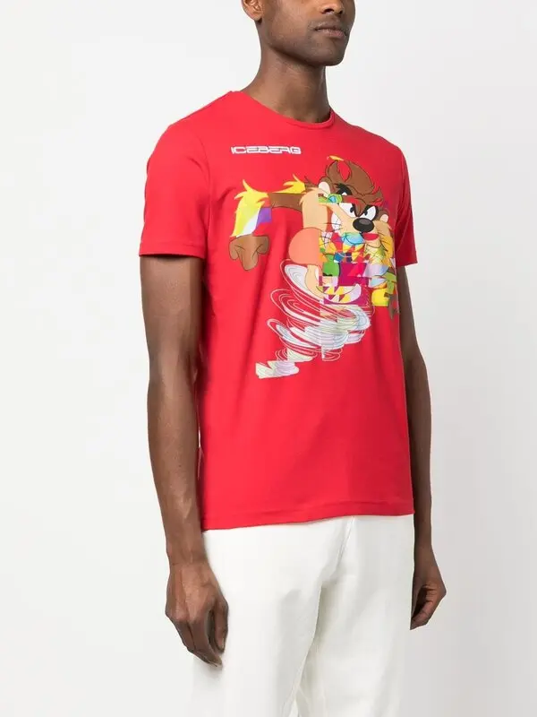 Iceberg X Looney Tunes Cotton T-shirt - Red
