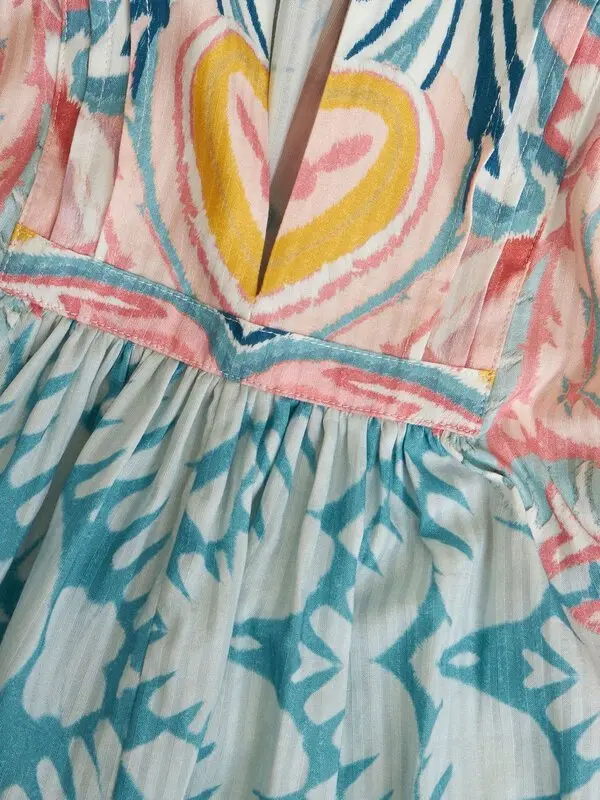Etro Graphic-print Pussy-bow Blouse