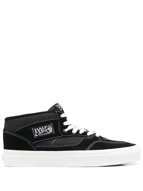 VANS Side Logo-patch High-top Sneakers - Black