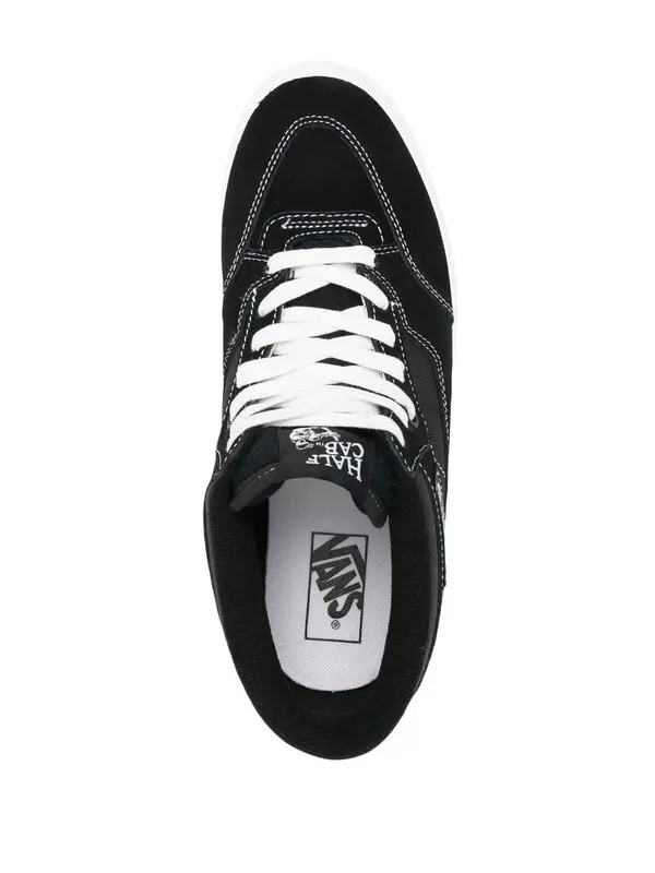 VANS Side Logo-patch High-top Sneakers - Black