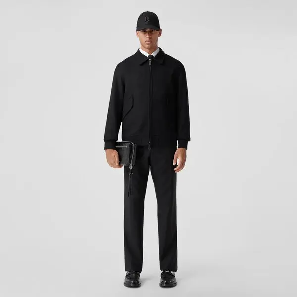 Burberry Classic Fit Wool Mohair Tailored Trousers