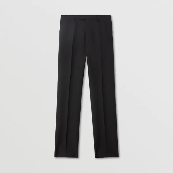 Burberry Classic Fit Wool Mohair Tailored Trousers