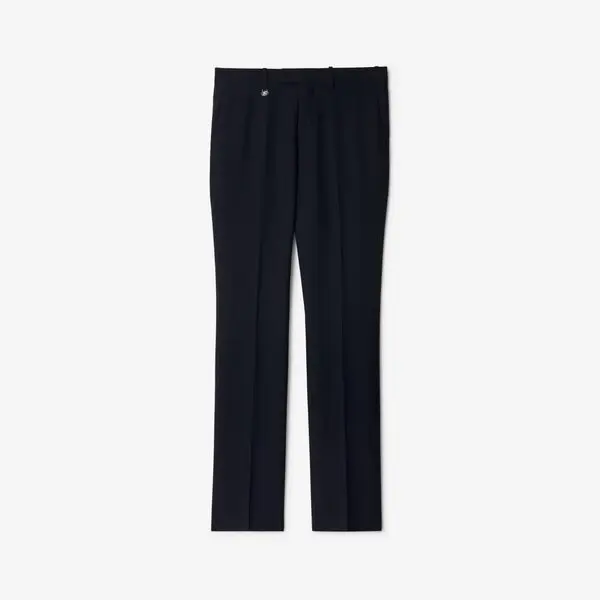 Burberry Classic Fit Wool Mohair Tailored Trousers