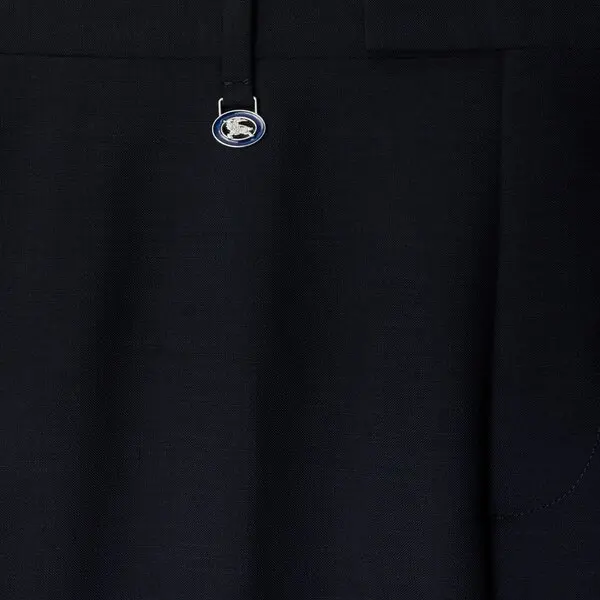 Burberry Classic Fit Wool Mohair Tailored Trousers