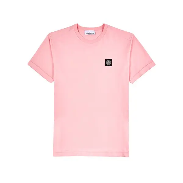 Stone Island Logo Cotton T-shirt