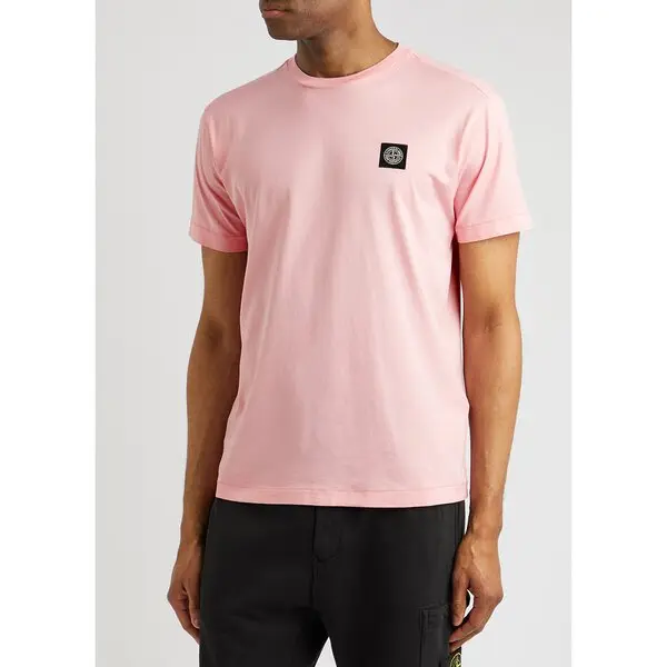Stone Island Logo Cotton T-shirt