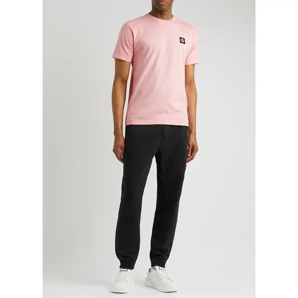 Stone Island Logo Cotton T-shirt
