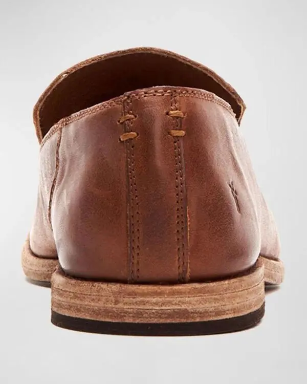 THE FRYE COMPANY Apos;s Chris Venetian Vintage Leather Loafers - Tan