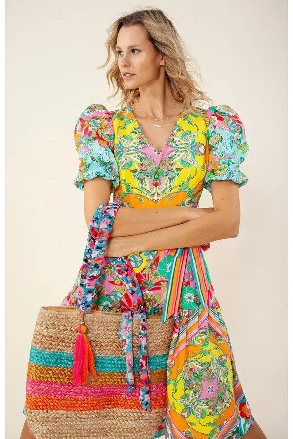 Hale Bob Isadora Jute Tote Bag