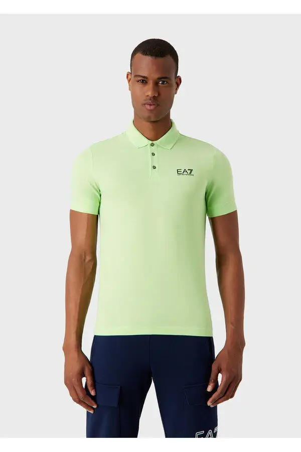 Emporio Armani Core Identity Stretch-cotton Polo Shirt