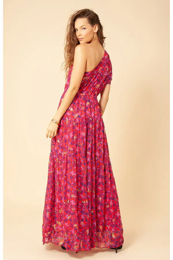 Hale Bob Hollynn Maxi Dress In Red - 50% Off | Editorialist