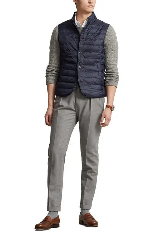 Ralph Lauren Water Repellent Nylon Puffer Vest