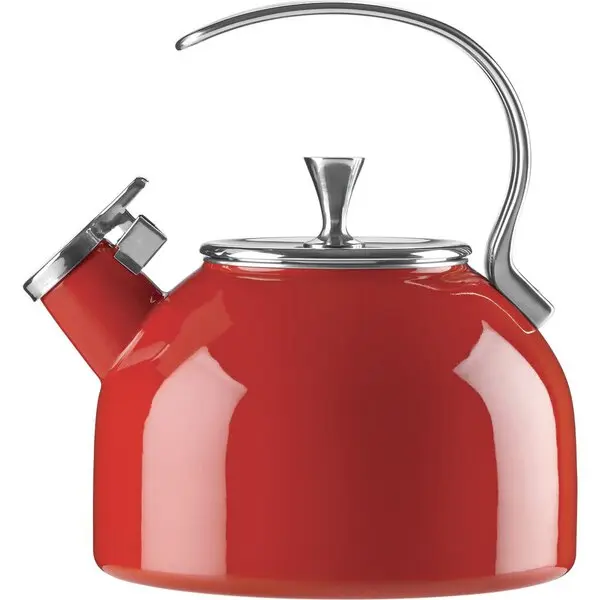 Kate Spade New York Make It Pop Tea Kettle - Red