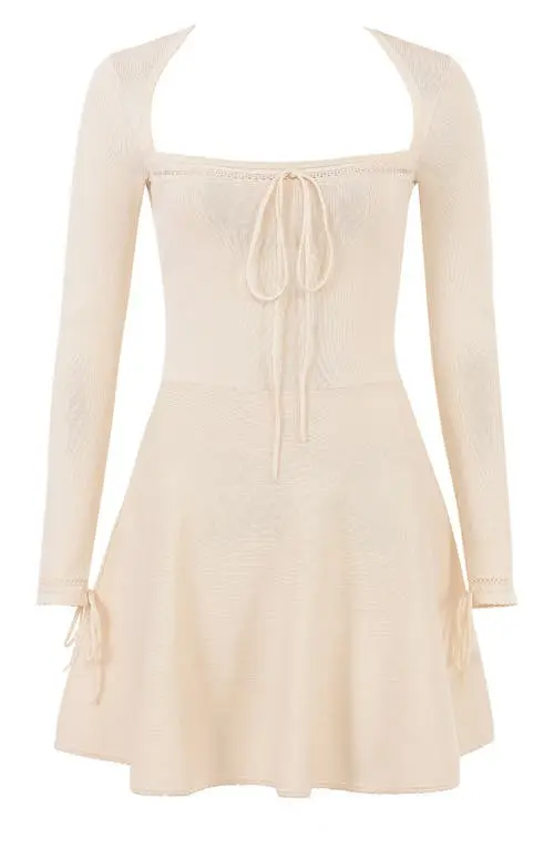 House Of Cb Caprice Knit Fit & Flare Dress