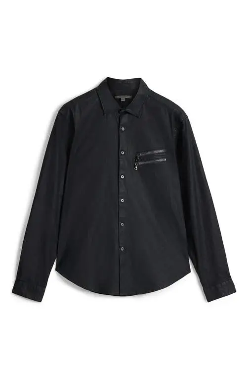 John Varvatos Slim Fit Button-up Shirt Jacket