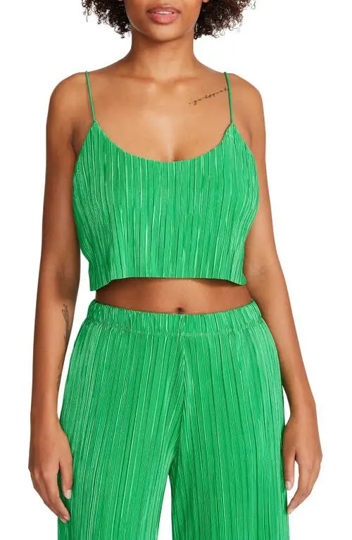 Steve Madden Gianna Plissé Crop Top