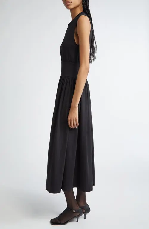 TOTEME Sleeveless Organic Cotton Midi Dress