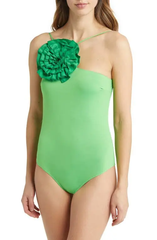 NIKKI LUND Allison Rosette Bodysuit - Green