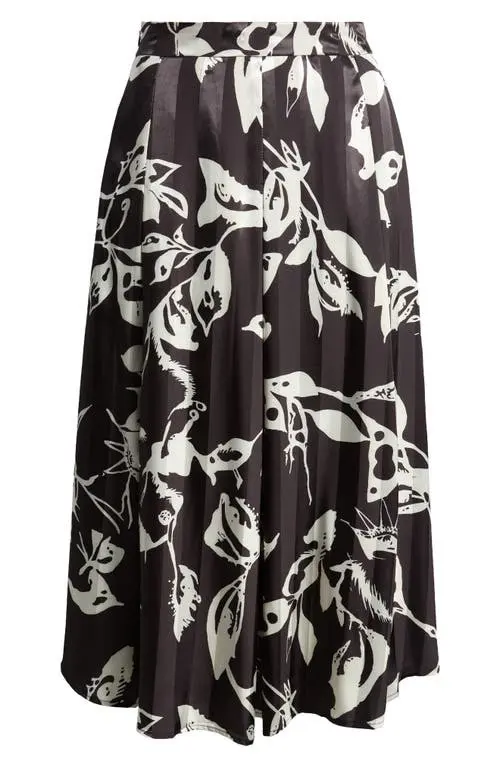 NIKKI LUND Ryan Floral Midi Skirt