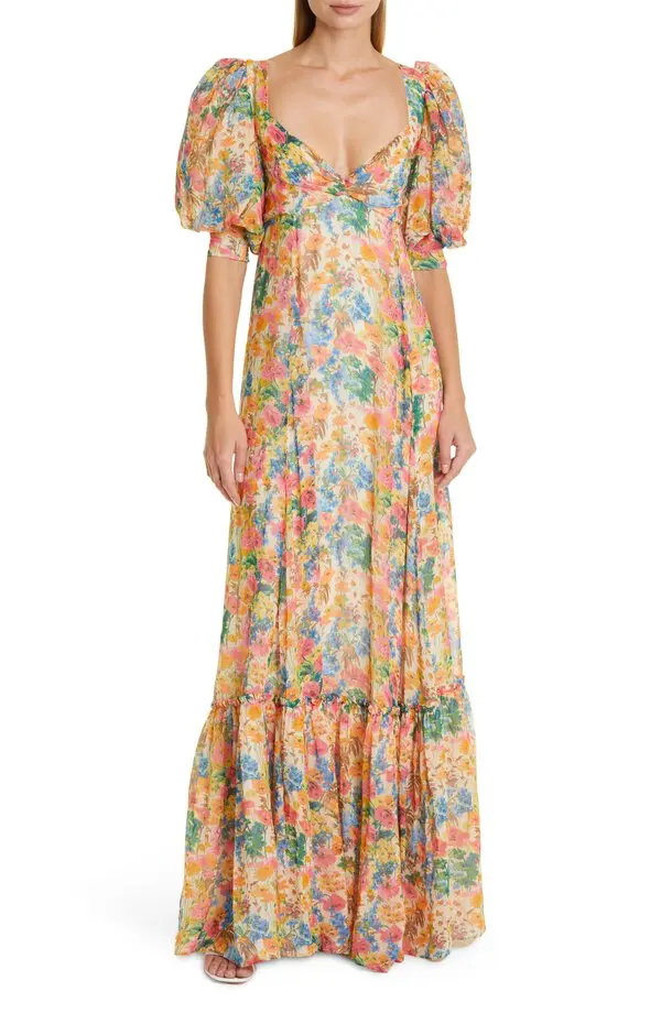 blue dress for baby girl Blossom Luxe Boho Maxi Dress main image 0