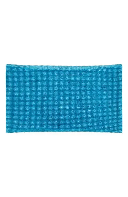 Nina Crystal Envelope Clutch - Cielo