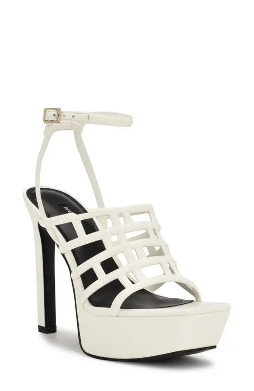 Nine West Kelinda Platform Sandals - White