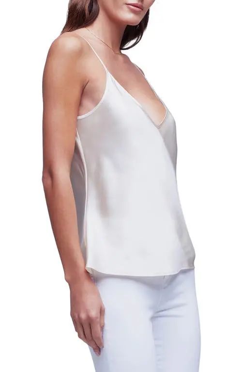 L'Agence Lexi Silk Camisole - Pearl