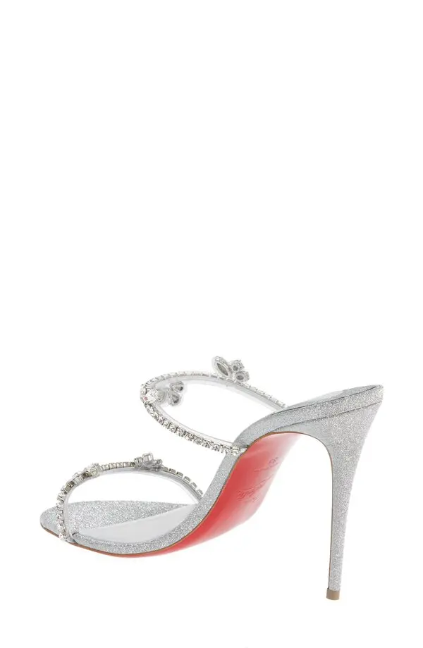 Christian Louboutin Just Queen Crystal Embellished Slide  display picture 1