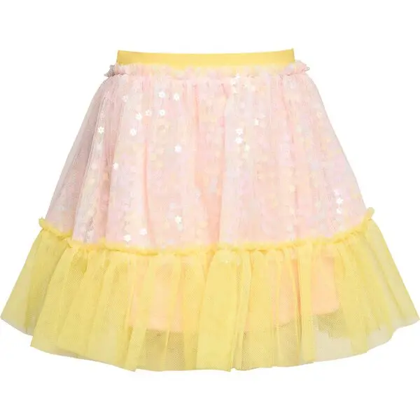 Truly Me Ruffle Sequin Skirt