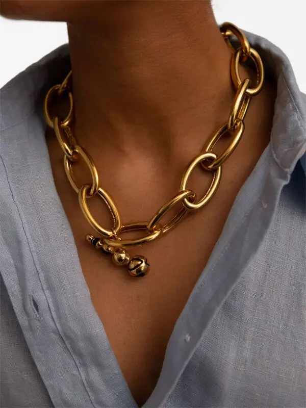 PAOLA SIGHINOLFI Agios Chunky Chain Necklace
