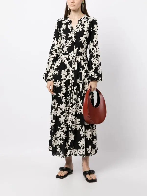 LEMLEM Floral-print Peasant Dress