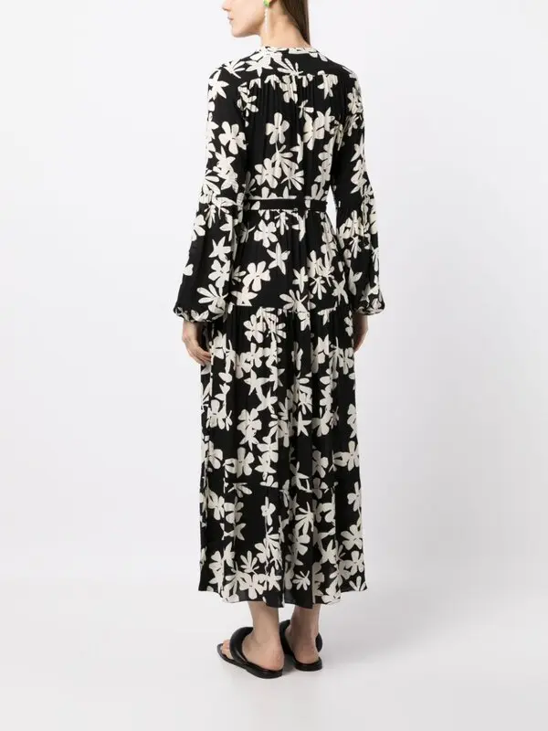 LEMLEM Floral-print Peasant Dress