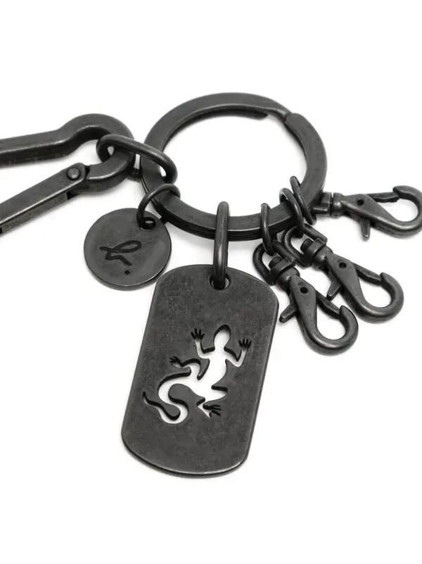 AGNES B. Cut-out Logo Detail Keychain