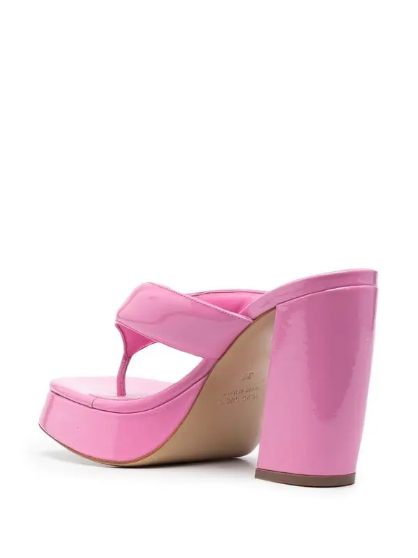 GIABORGHINI Glossy Sandals - Pink