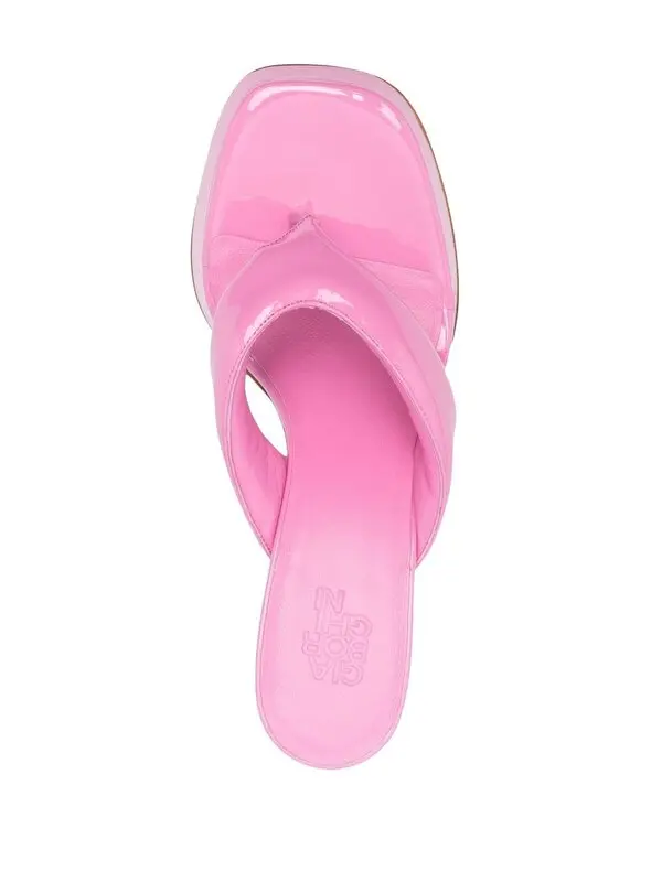 GIABORGHINI Glossy Sandals - Pink