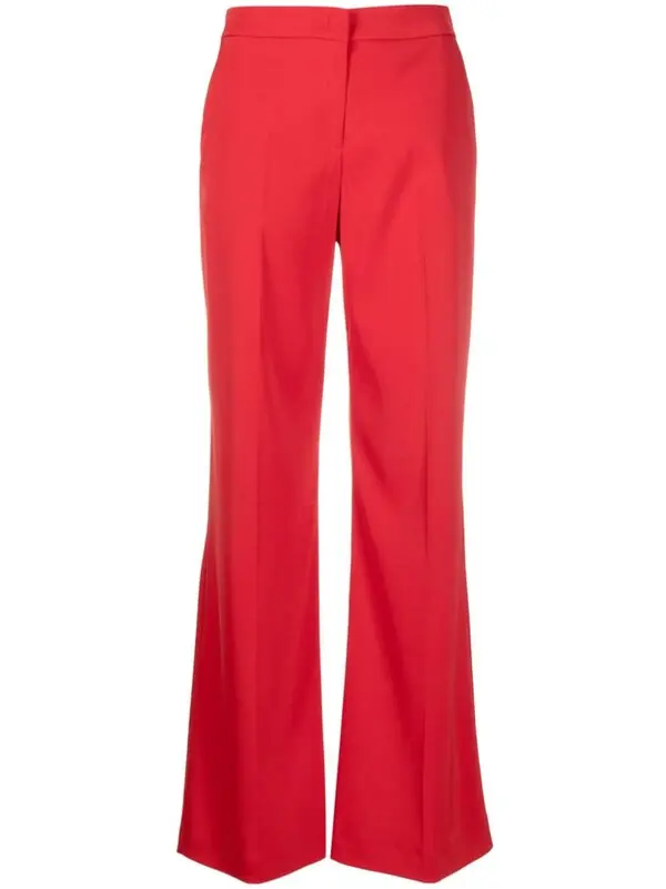 Pinko Flared Tailored Trousers - Red