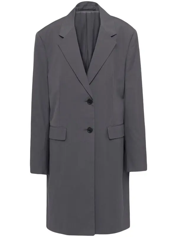 Prada Single-breasted Cotton Coat