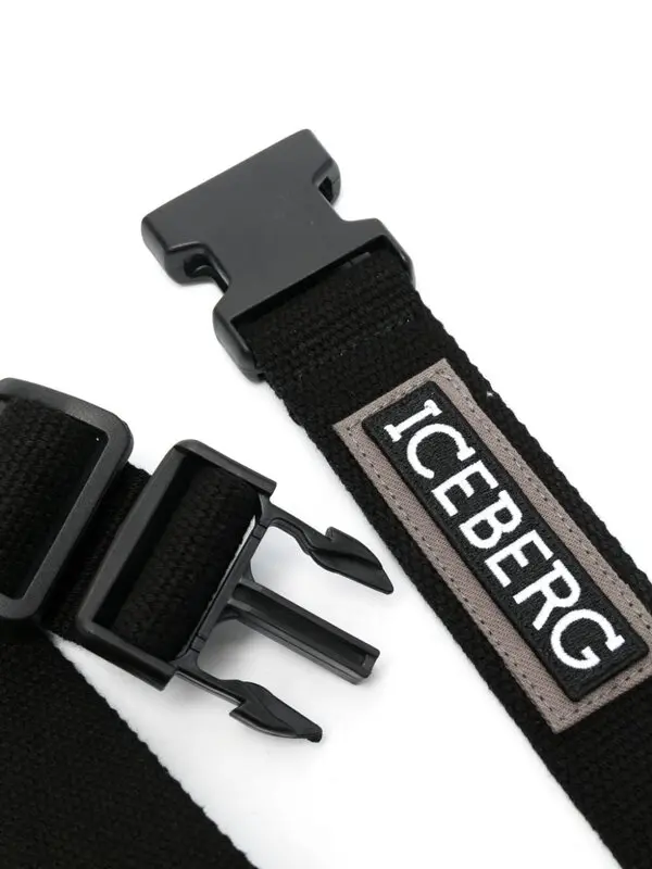 Iceberg Logo-patch Keychain