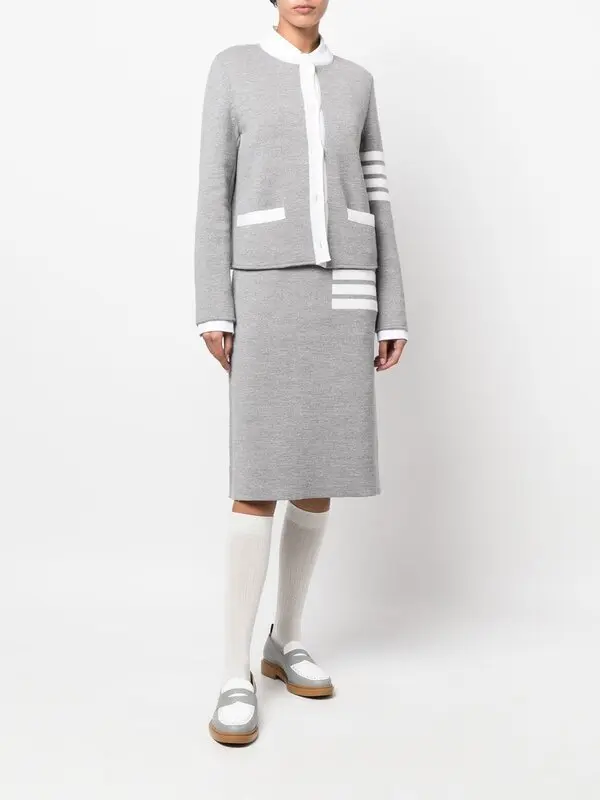 Thom Browne 4-bar Stripe Cardigan