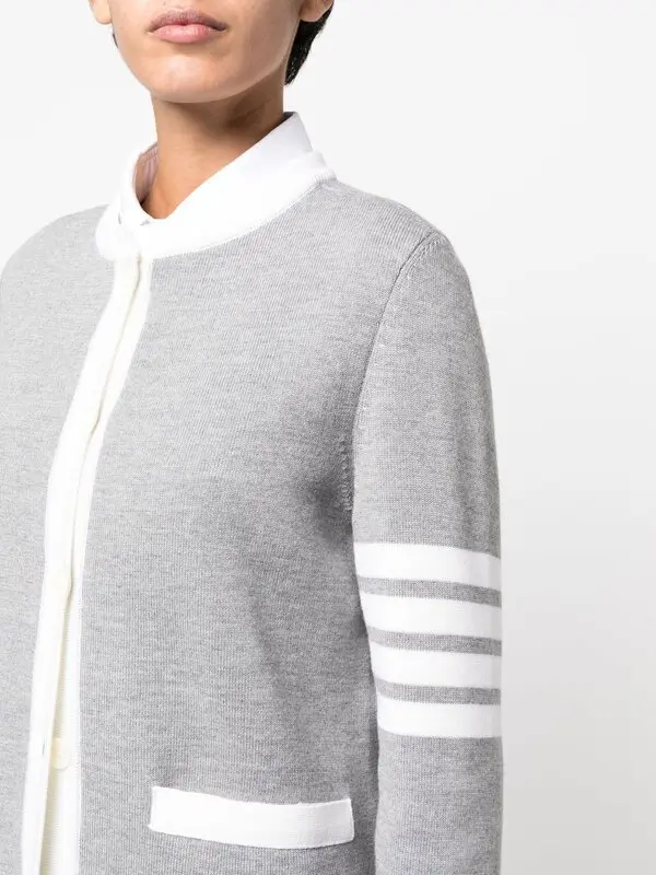 Thom Browne 4-bar Stripe Cardigan
