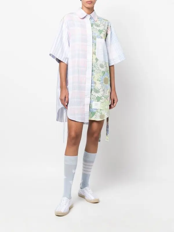 Thom Browne Floral-print Shirtdress