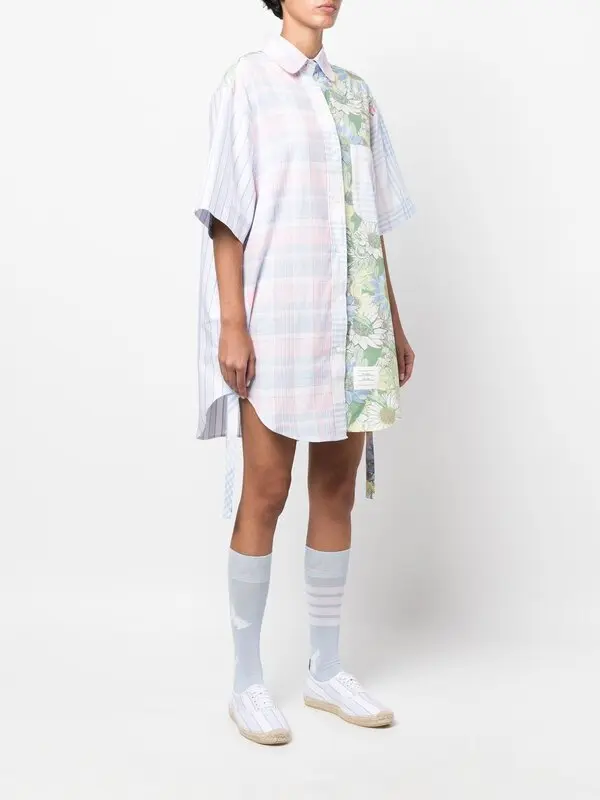Thom Browne Floral-print Shirtdress