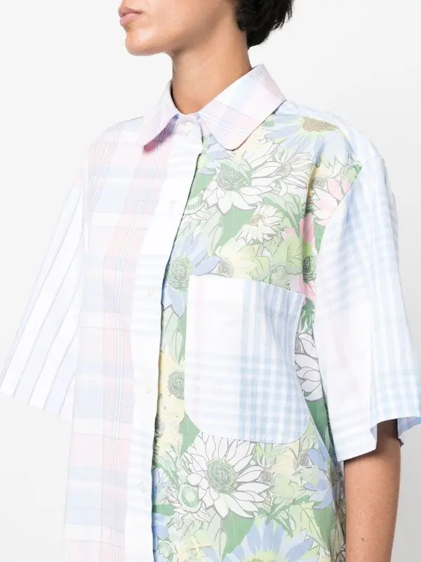 Thom Browne Floral-print Shirtdress