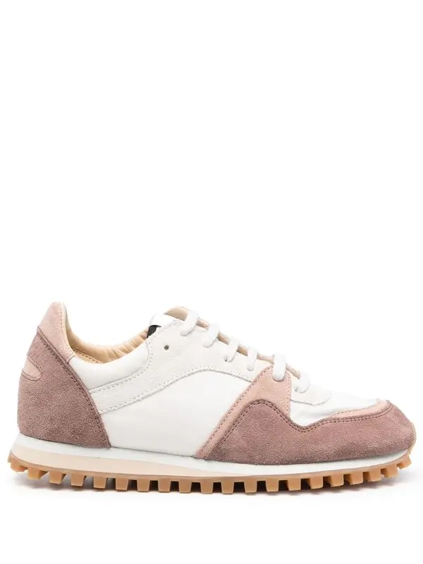 SPALWART Panelled Low-top Sneakers - Brown