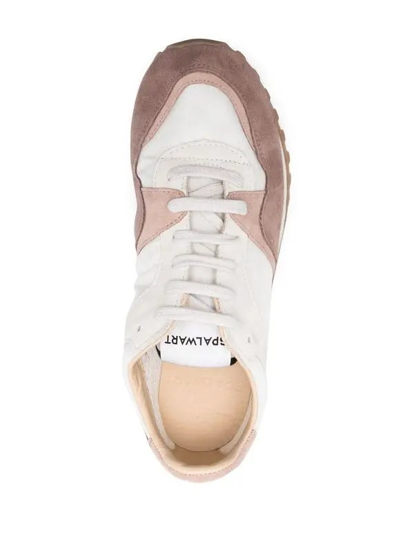 SPALWART Panelled Low-top Sneakers - Brown