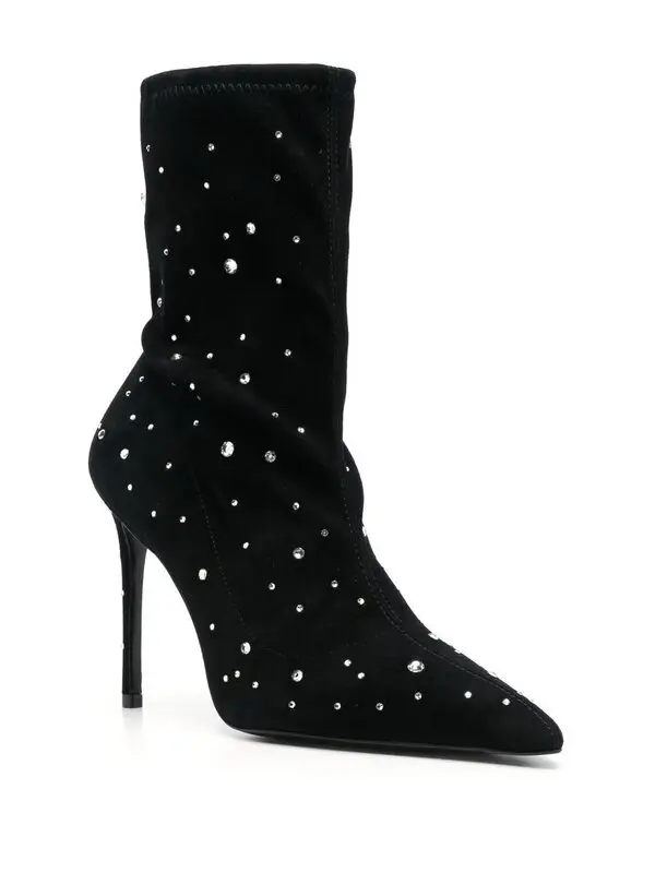 STUART WEITZMAN 115mm Crystal-embellished Ankle Boots