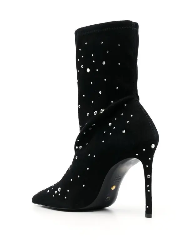 STUART WEITZMAN 115mm Crystal-embellished Ankle Boots