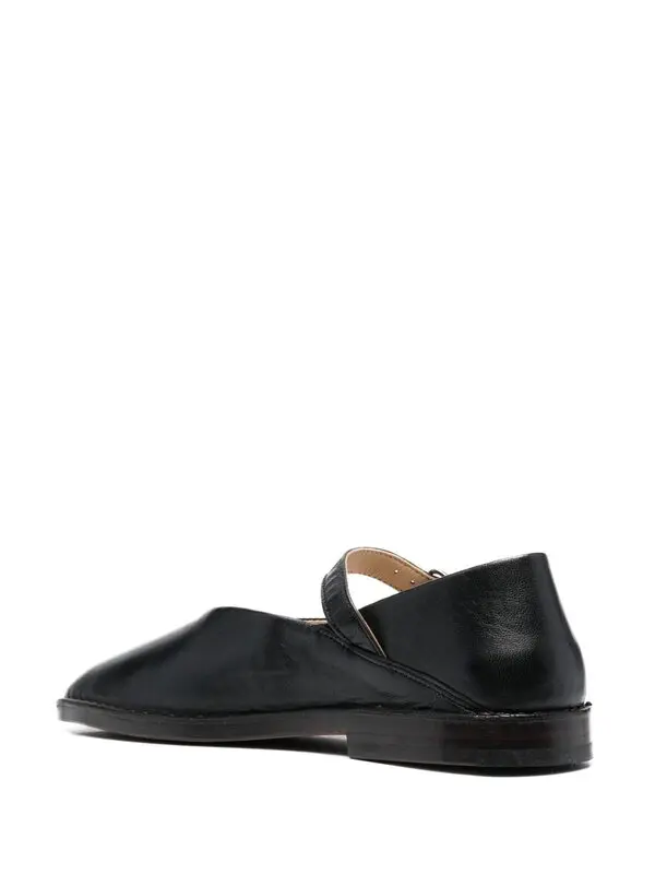 LEMAIRE Square-toe Loafers - Black